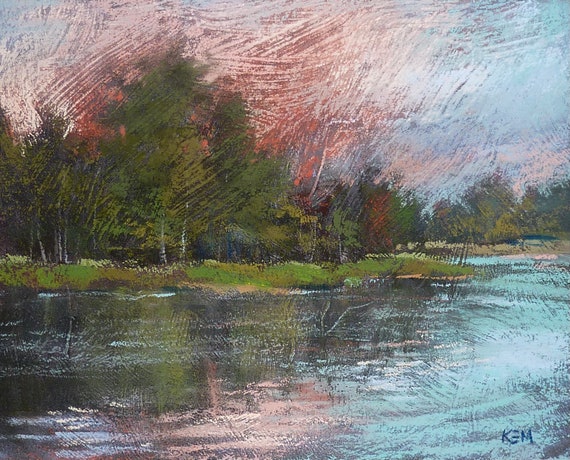 Lowcountry Florida Trees River Reflections Landscape Original - Etsy