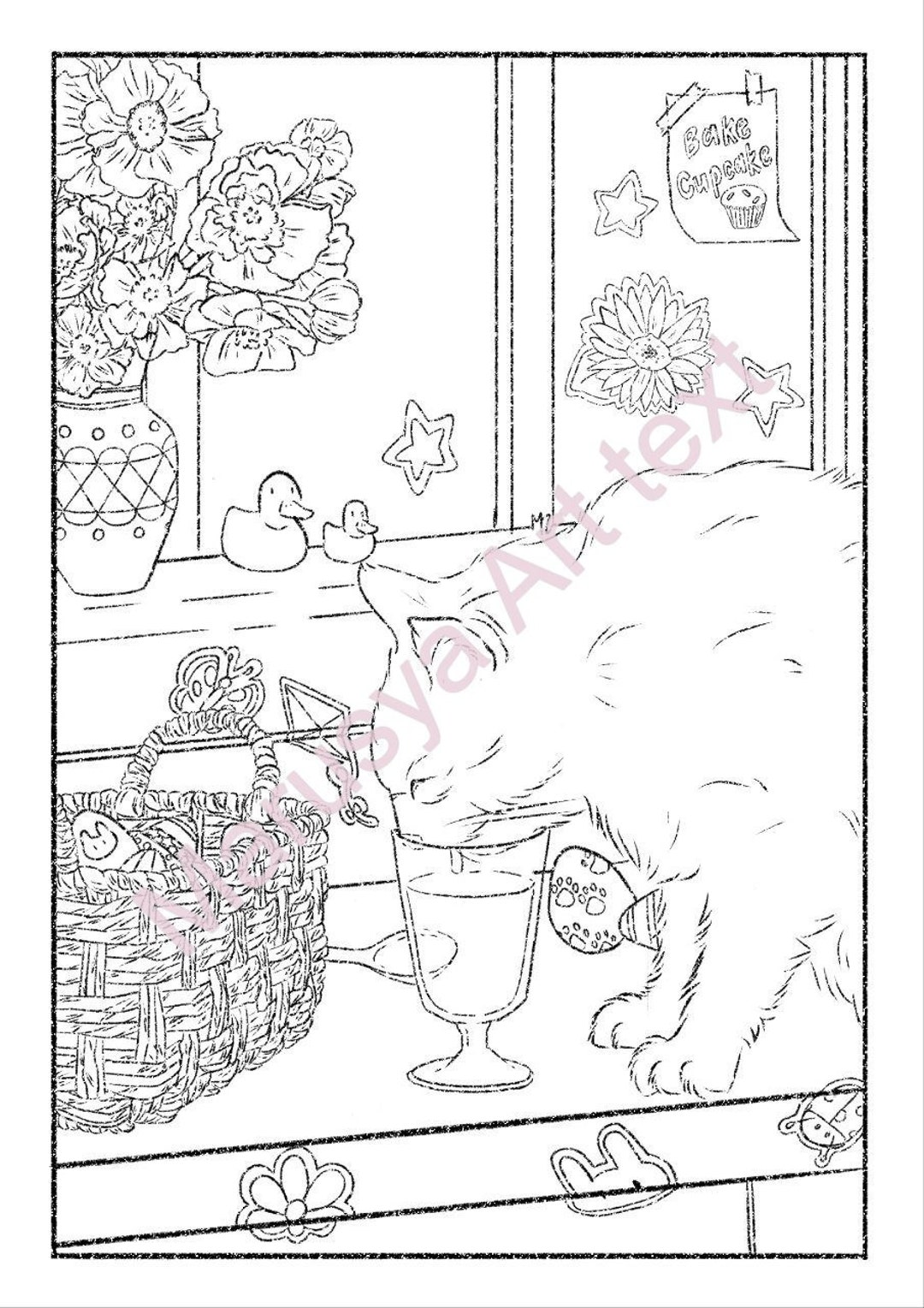 Colouring Pages of Different Scenarios. - Etsy