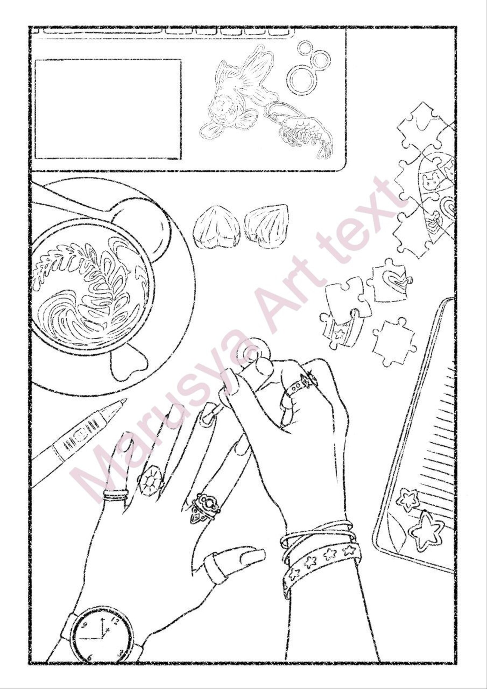 Colouring Pages of Different Scenarios. - Etsy