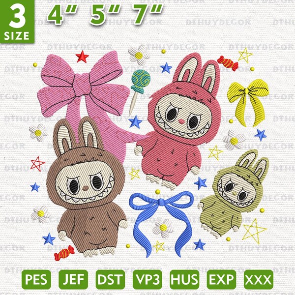 Labubu Stitch Pattern - Etsy