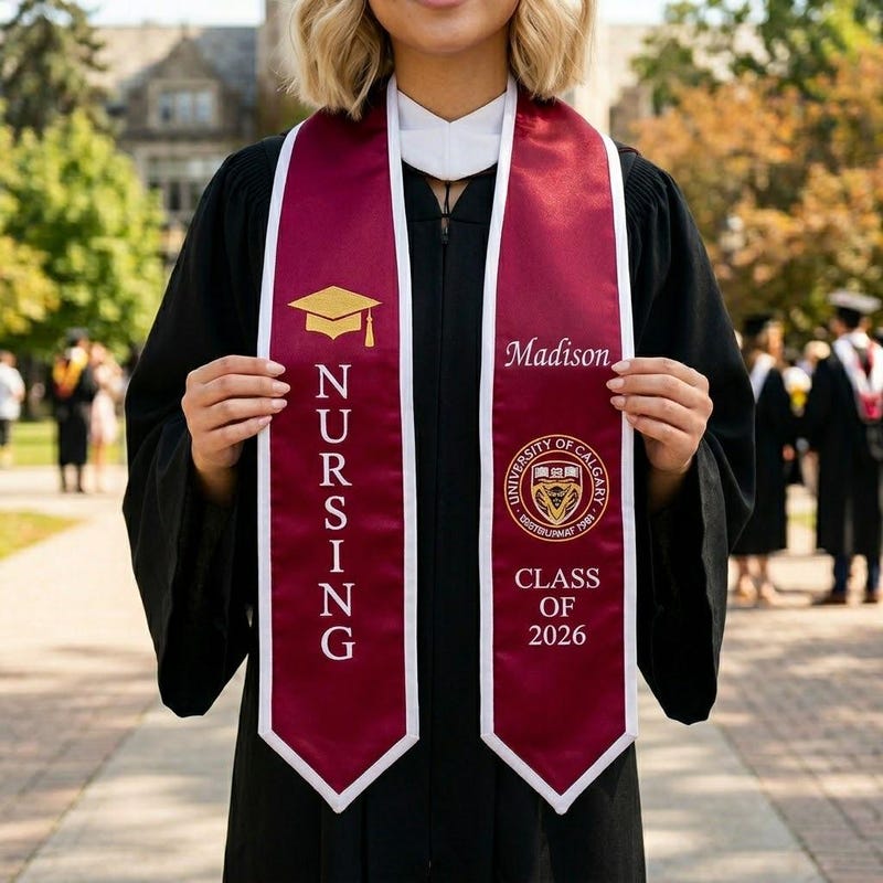 Nursing Graduation Stole - Etsy