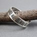 Cross Hatch Band Ring - Sterling Silver Ring - Etsy