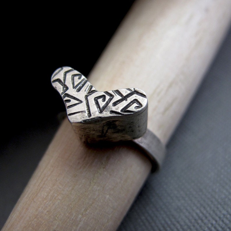 Heart Shaped Box Ring - Sterling Silver Hollow Form - Etsy