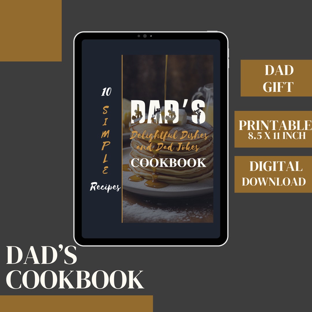 Father's Day Gift, Unique Dad Birthday Gift, Simple Easy Recipes With ...