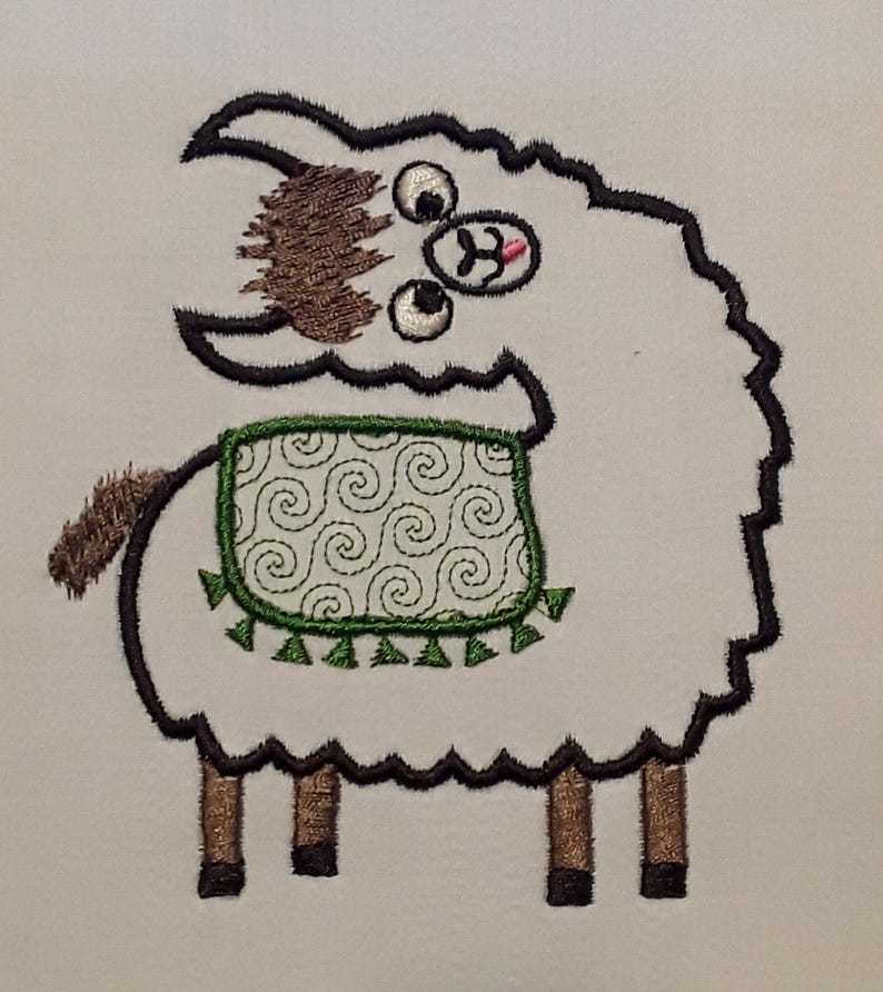 Loco Llama Embroidery Design (digital Download) - Etsy