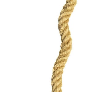 Jute Rope Bird Perch 4ft or 2ft, Natural Bird Safe Materials, Bendable ...
