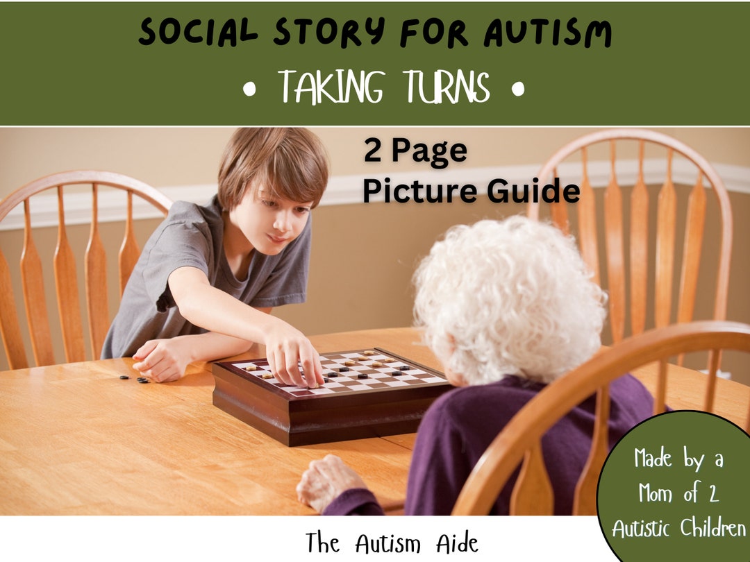 Taking Turns Social Story, Parent and Educator Resource, Self Care ...