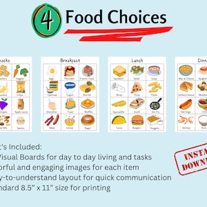 Visual Communication Boards Bundle for Autistic Children- Set of 14 ...