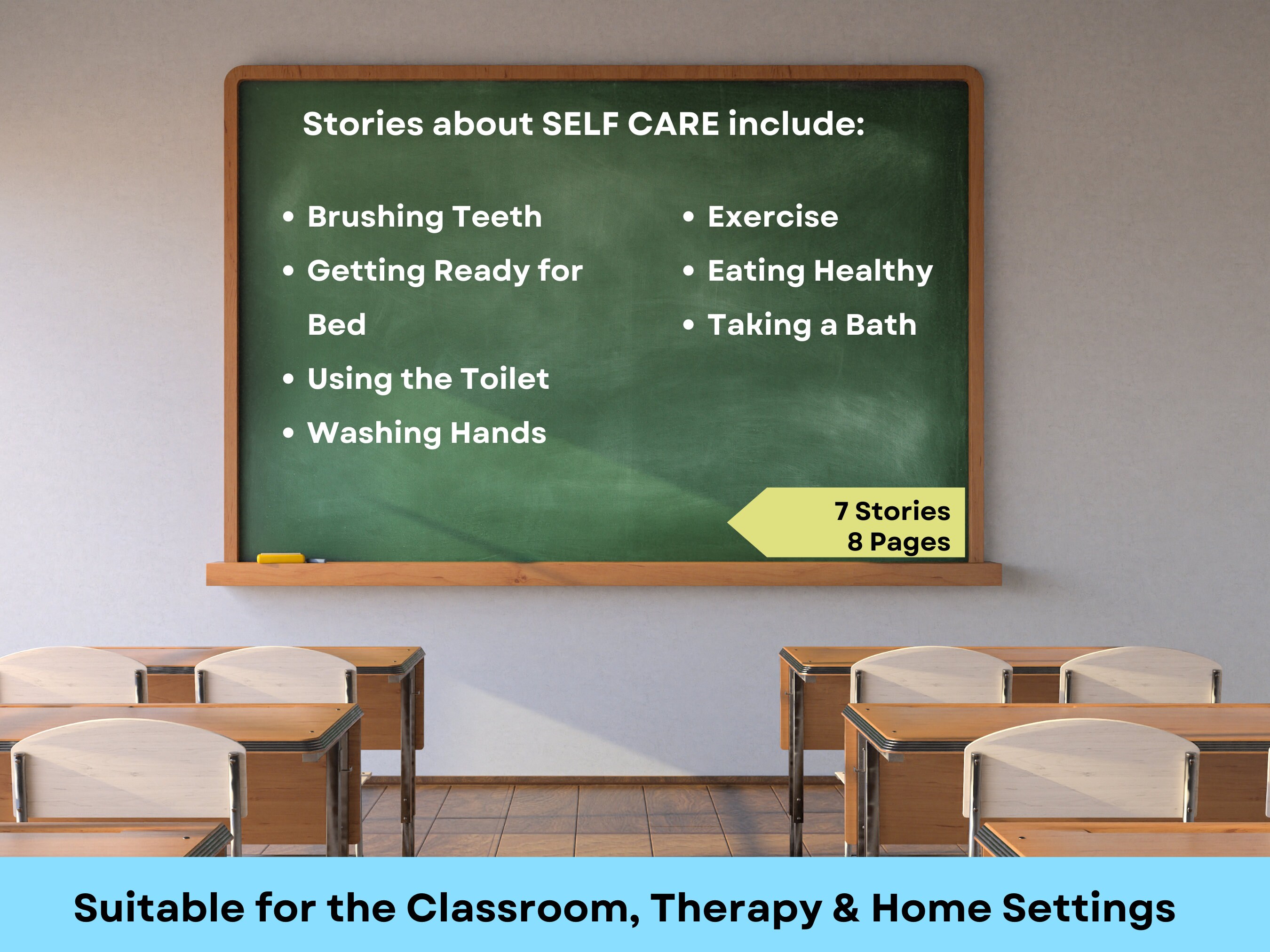 7 Visual Social Stories, Self Care, Autism and Special Education ...