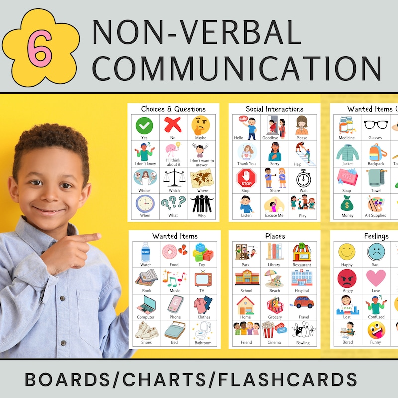 Book for Non Verbal Kids - Etsy