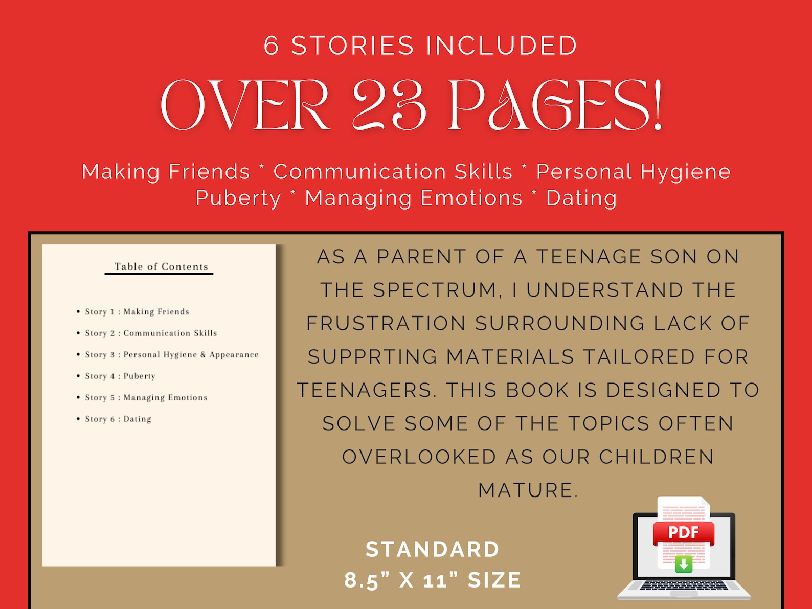 A Social Stories Guide for Teens With Autism, Navigating Teenage Years ...