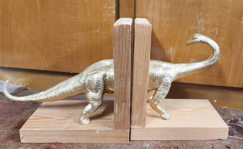 Dinosaur Bookends - Etsy
