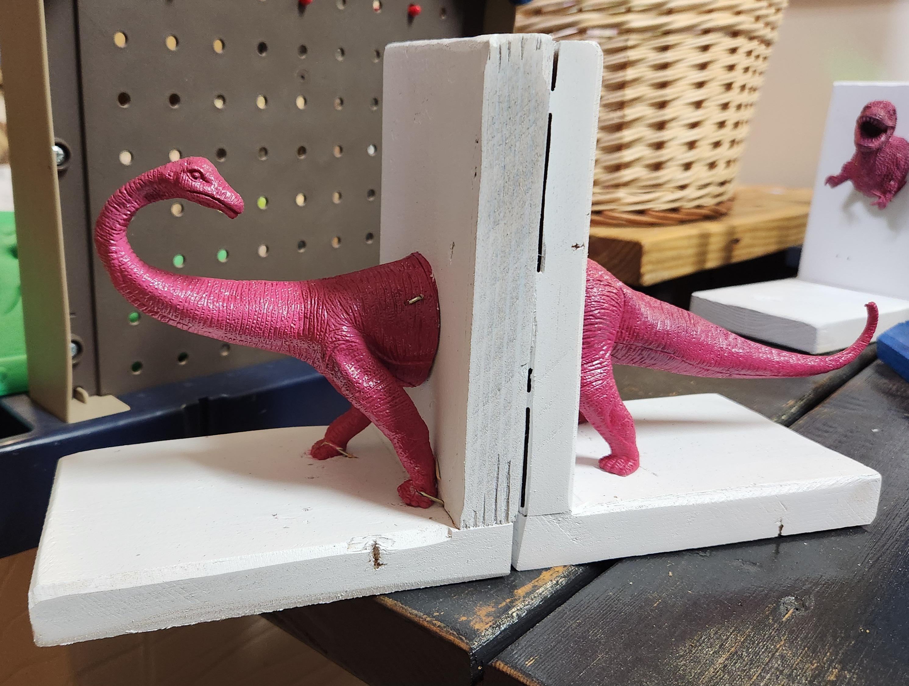 Dinosaur Bookends - Etsy