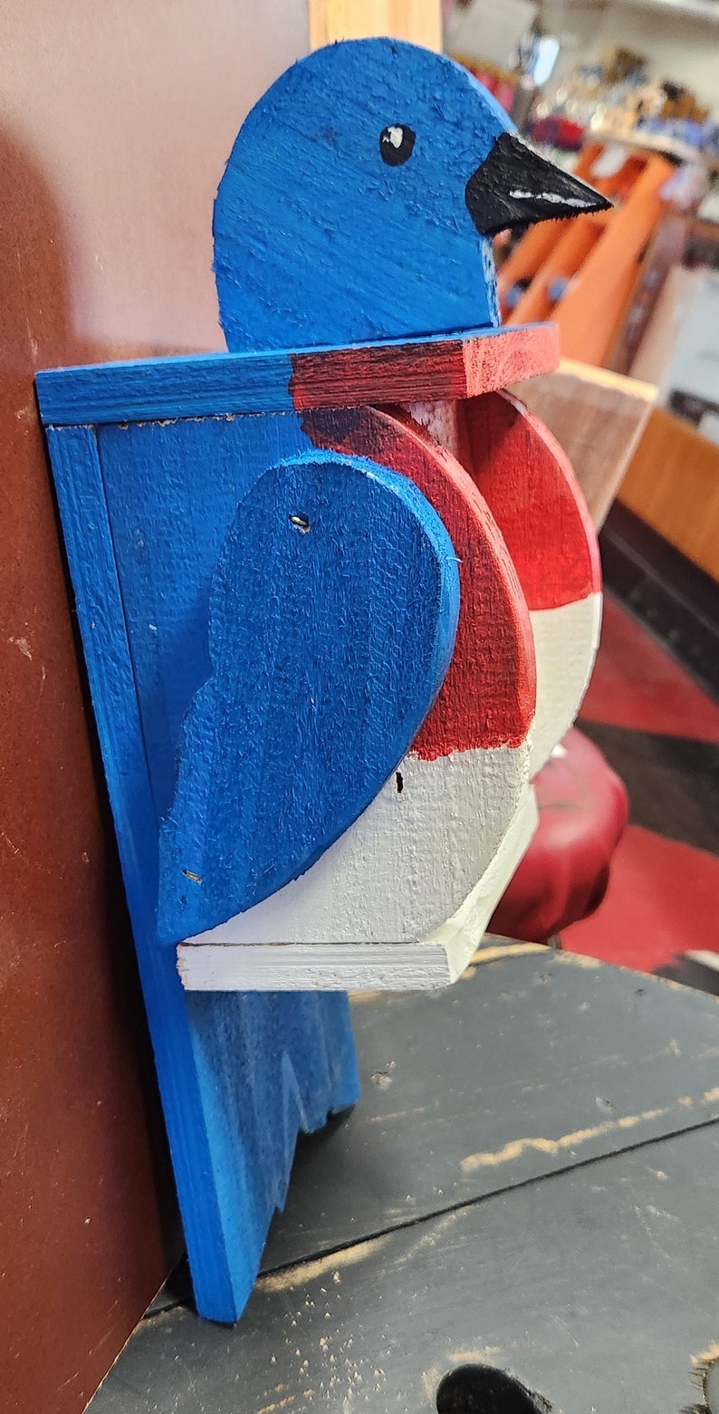 Bird Shaped Birdhouse Robin Golden Finch - Etsy