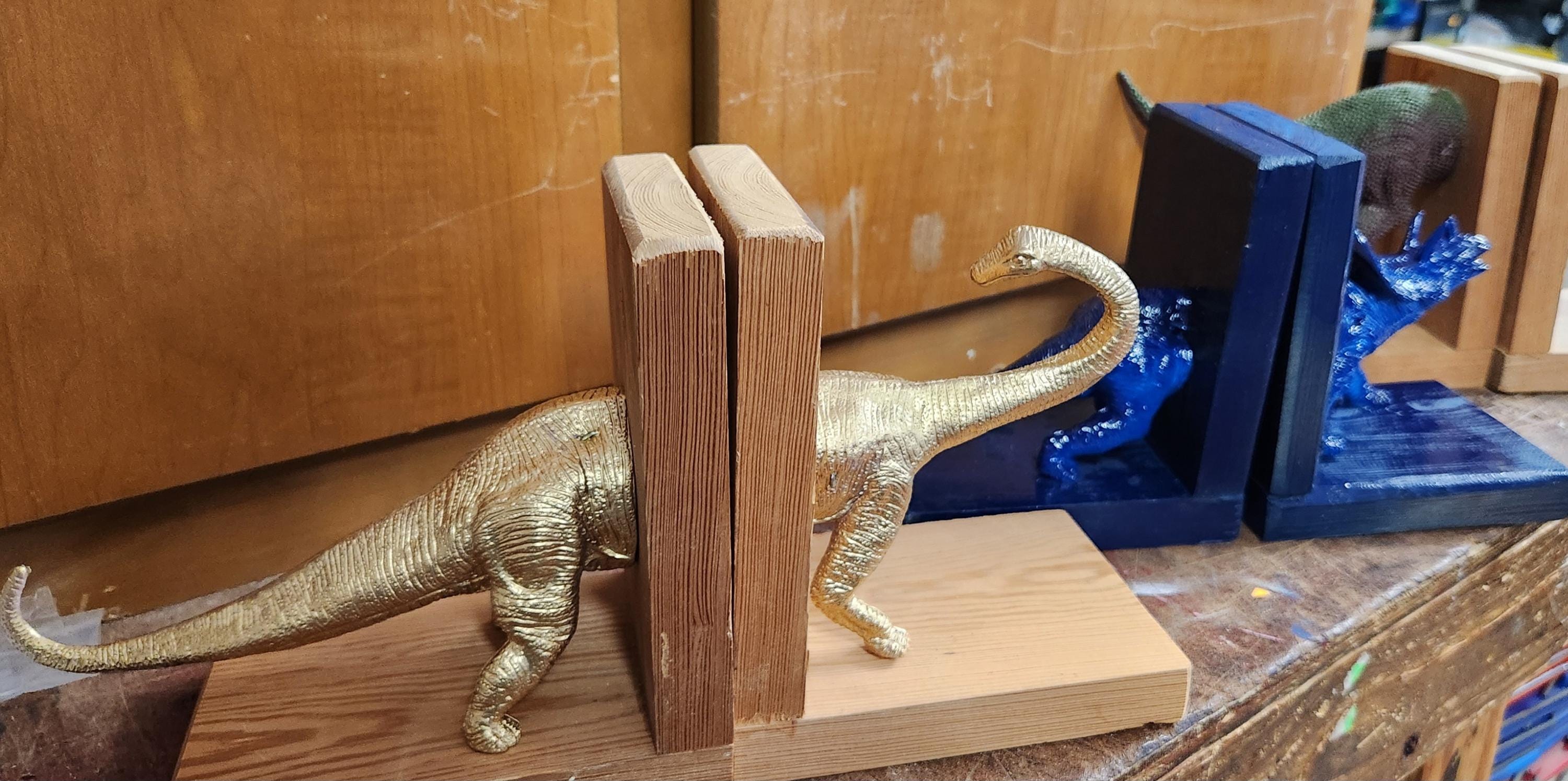 Dinosaur Bookends - Etsy
