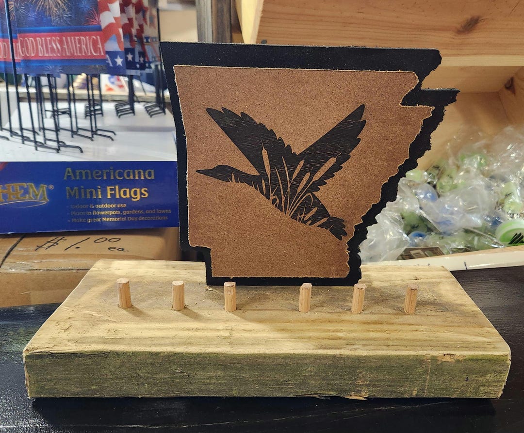 Arkansas Shaped Engraved Duck Call Holder - Etsy