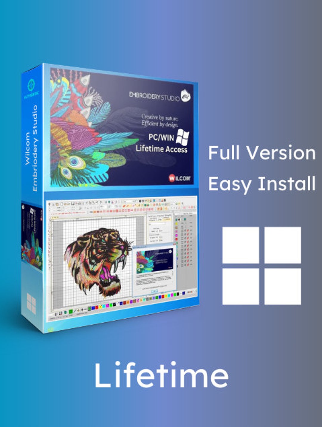 Wilcom Embroidery Studio E4.2 Lifetime for Windows Embroidery Software Hatch 2 - Etsy UK