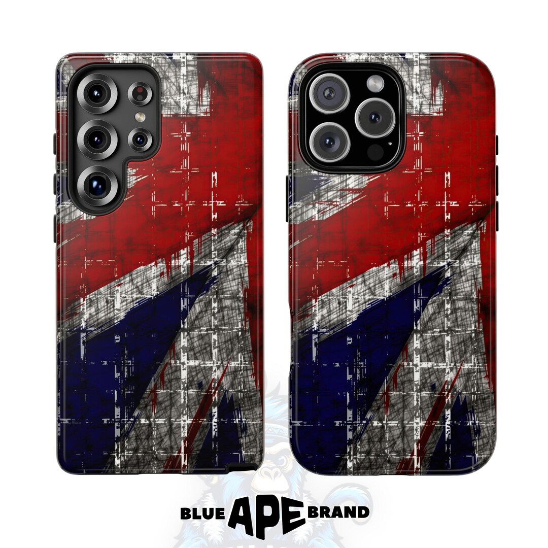 Union Jack Rewired Phone Case | Grunge Distressed UK Flag Design | Bold ...
