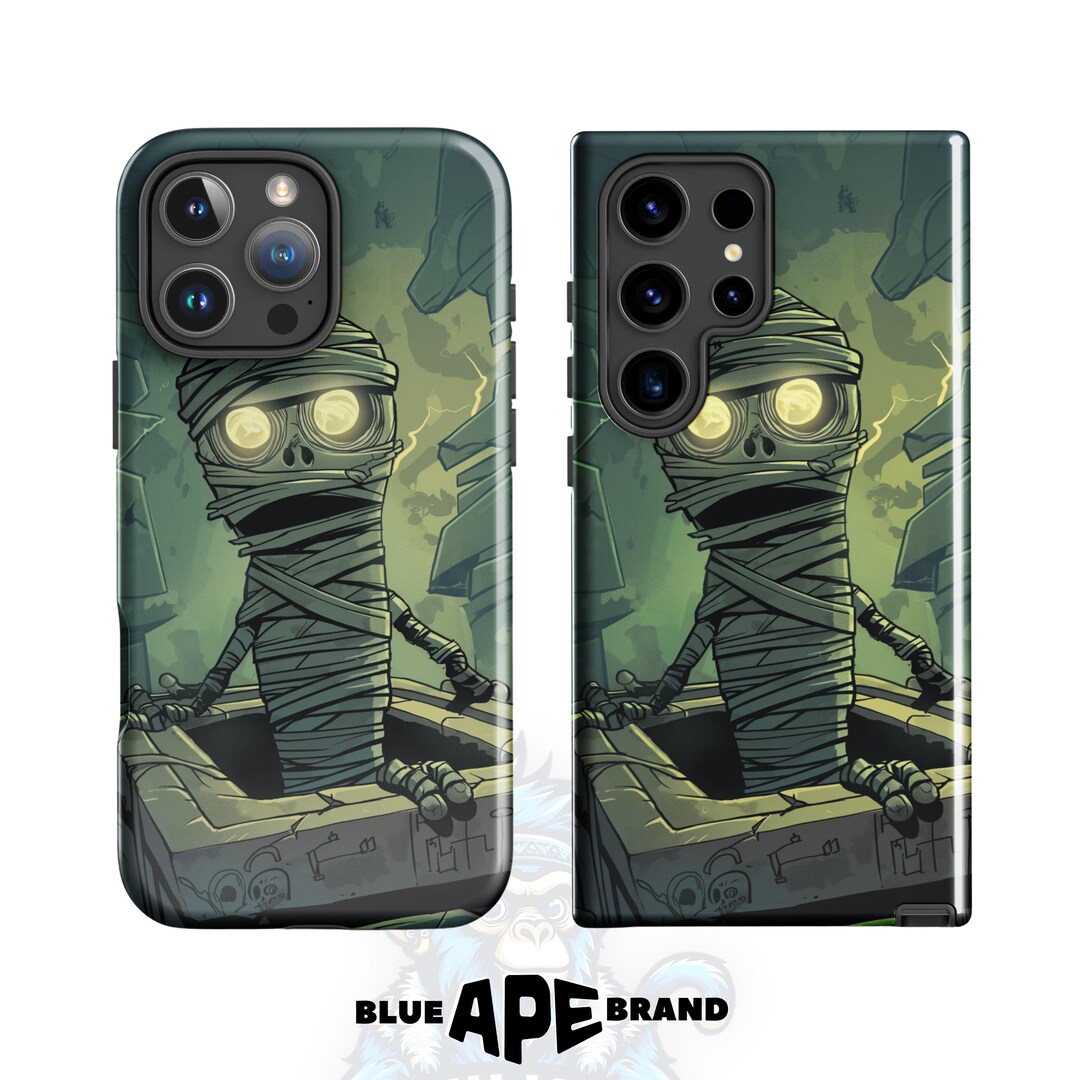 Awakened Mummy Phone Case | Cute Cartoon Mummy in Ancient Tomb | iPhone ...