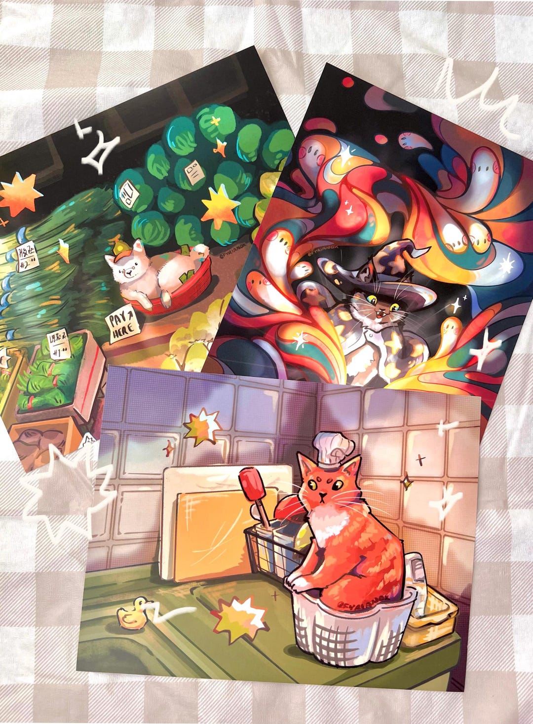 Goofy Animal Prints, Various Designs, Fantasy and Whimsical Art || 5x7 ...