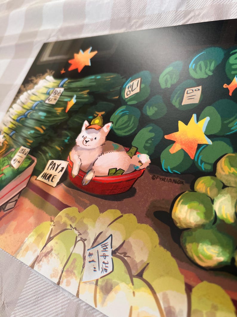 Goofy Animal Prints, Various Designs, Fantasy and Whimsical Art 5x7 ...