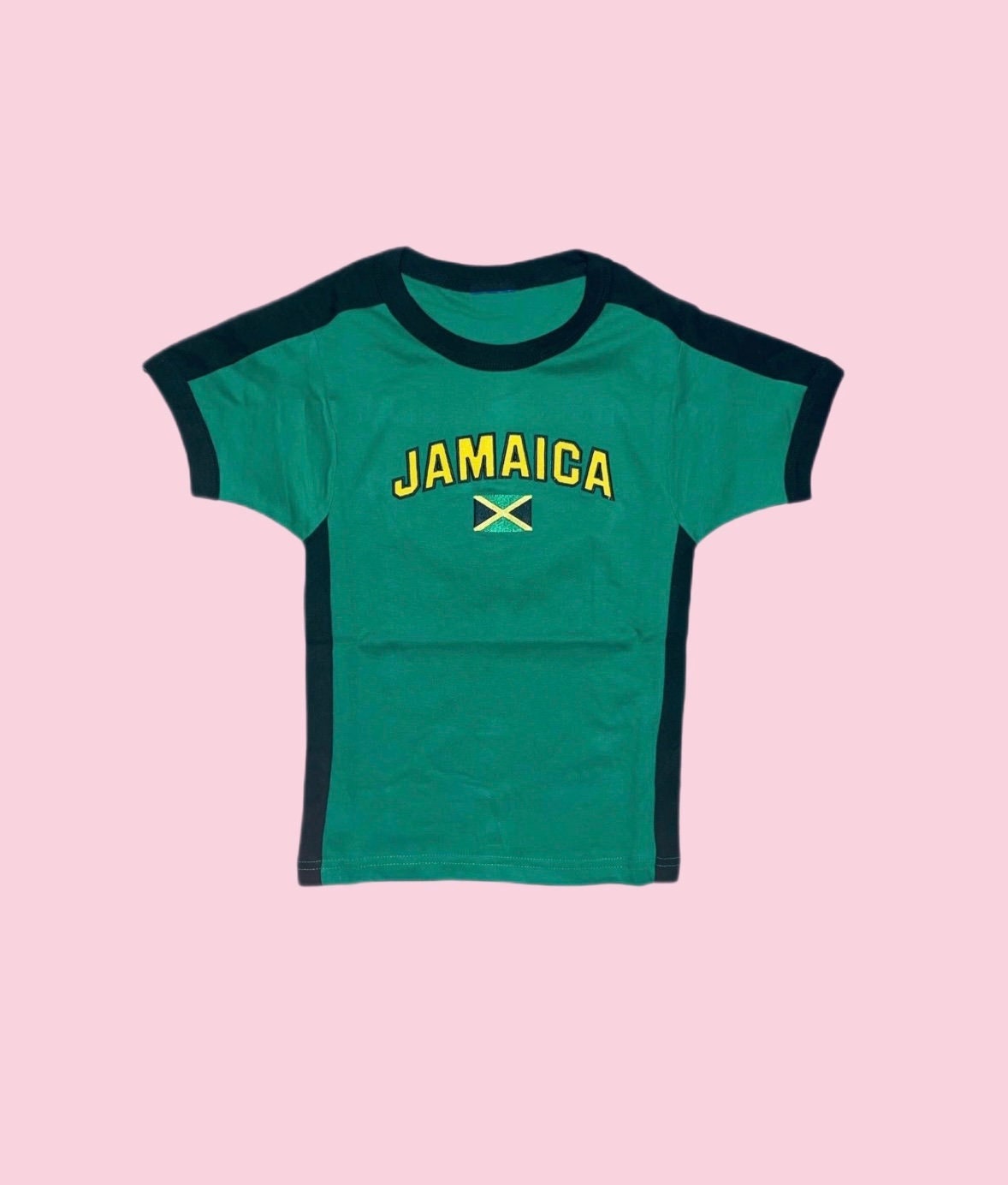 Vintage Jamaica Crop Top Y2k Baby Tee 90's 2000's Caribbean Cropped T ...