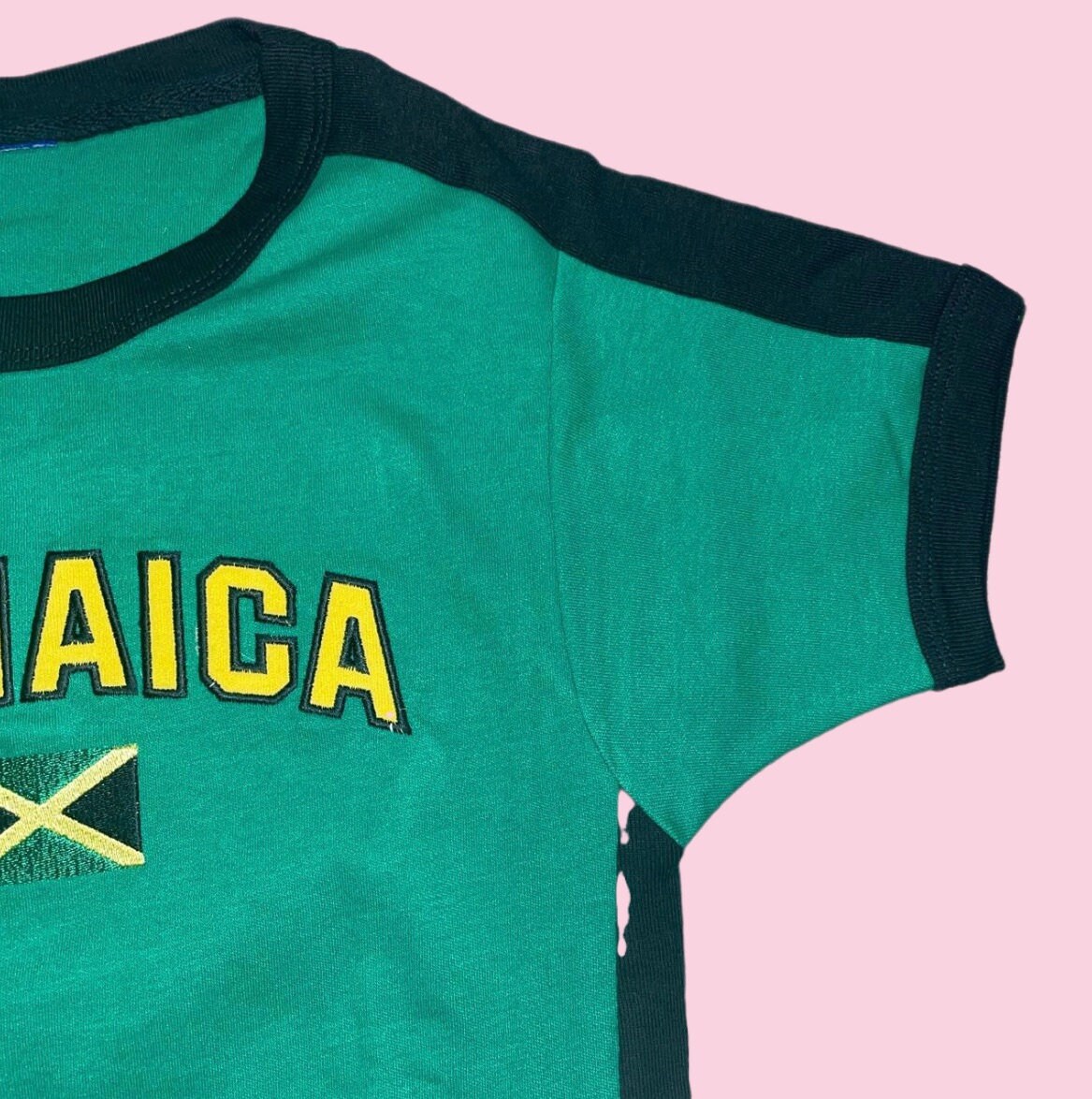 Vintage Jamaica Crop Top Y2k Baby Tee 90's 2000's Caribbean Cropped T ...
