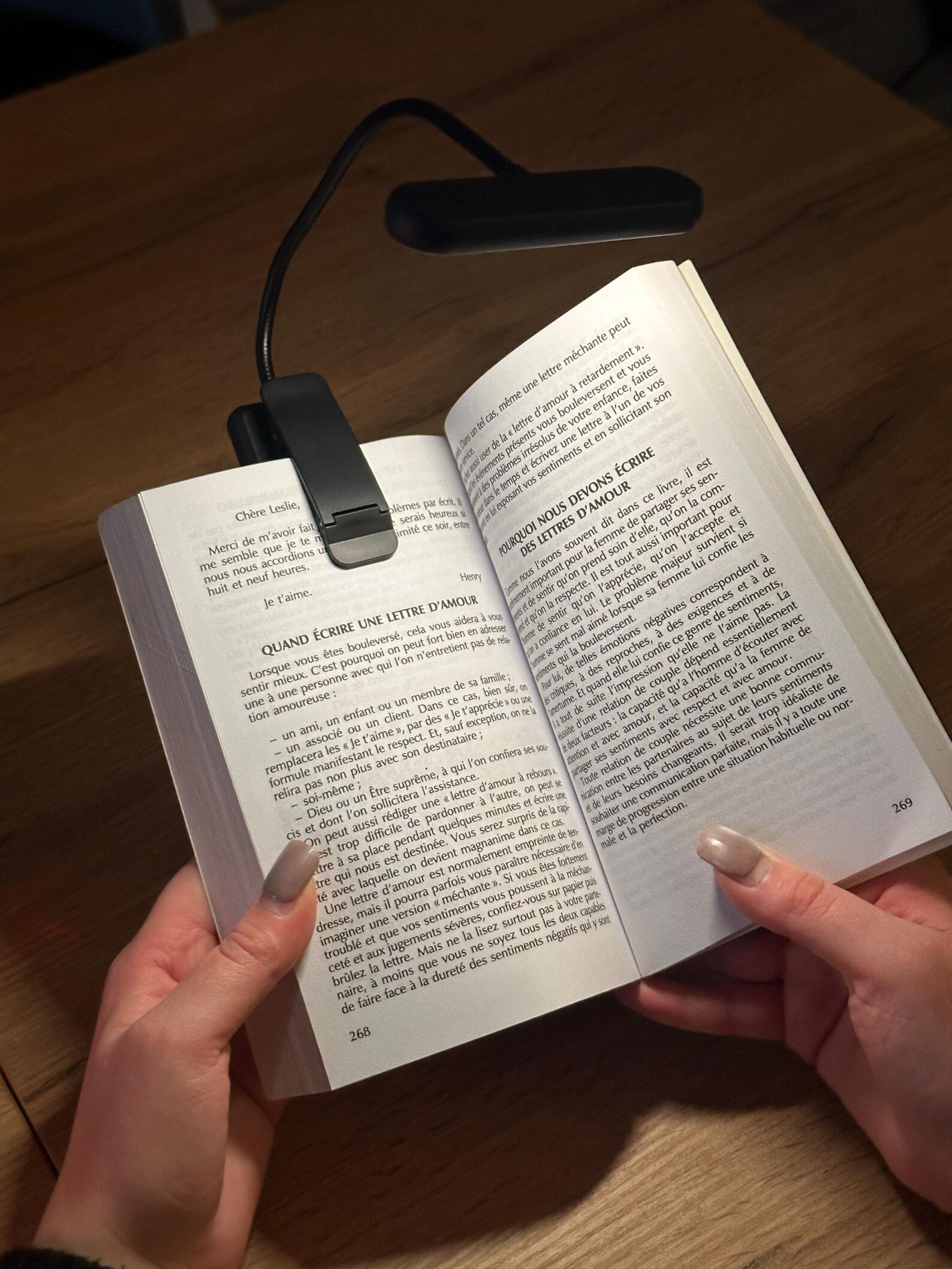 Reading Lamp – Book Lamp, Book Light, USB Rechargeable Book Light, LED ...