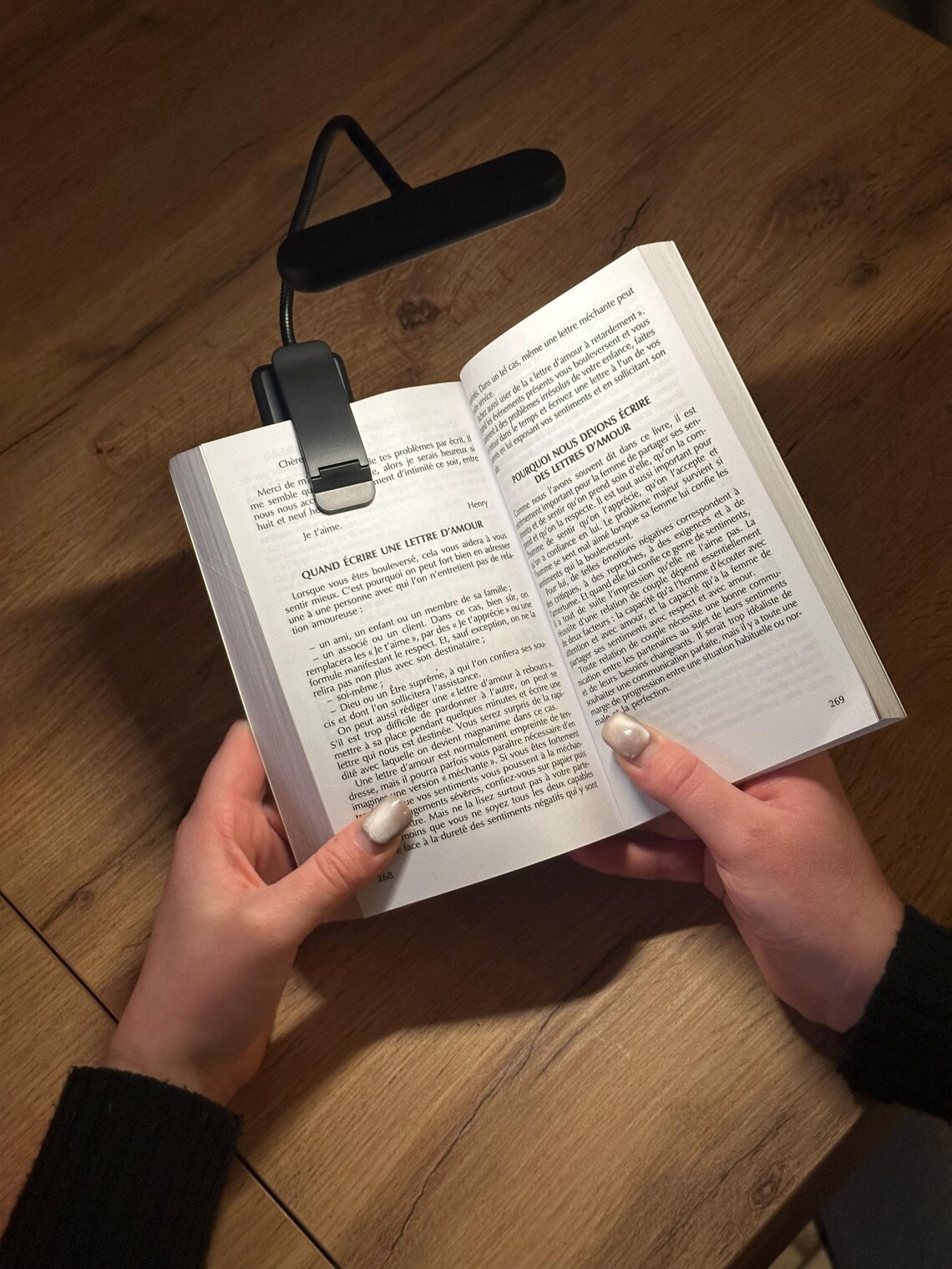 Reading Lamp – Book Lamp, Book Light, USB Rechargeable Book Light, LED ...