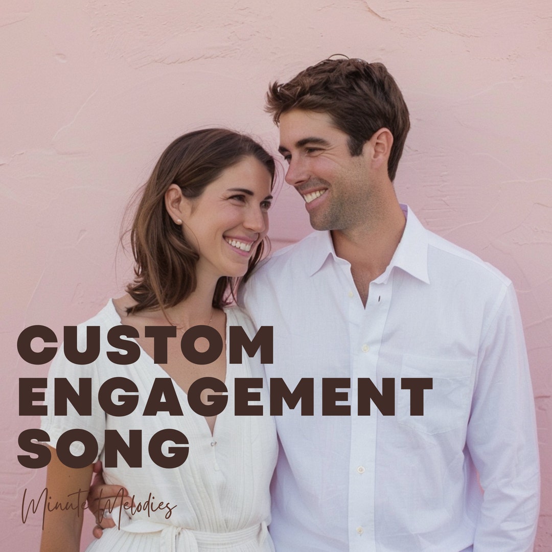 Custom Engagement Song, Original Love Song, Personalized Proposal Music ...