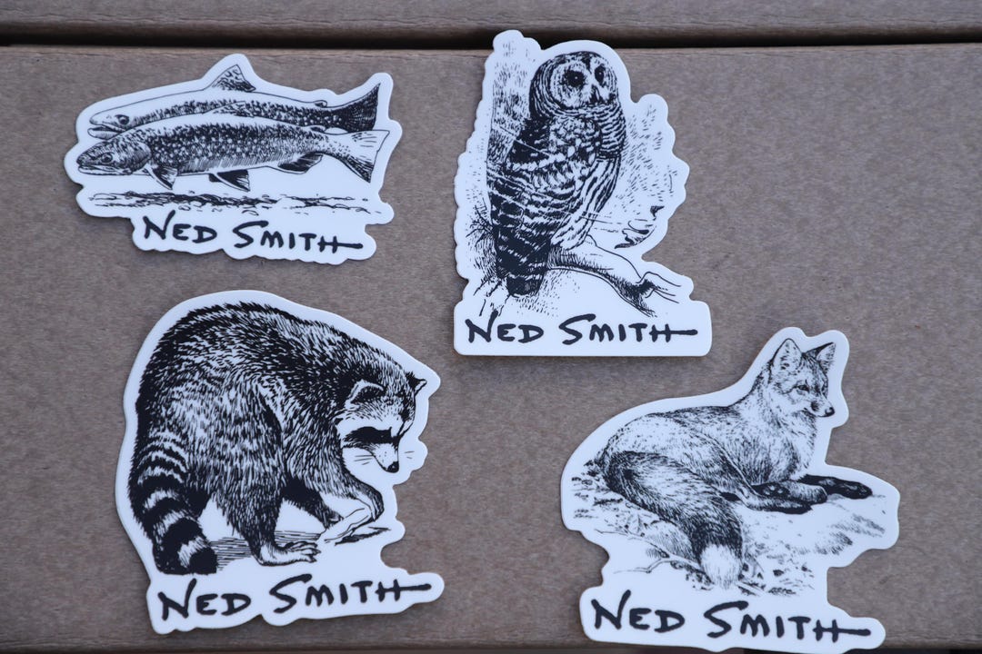 Sticker Ned Smith Original Art - Etsy