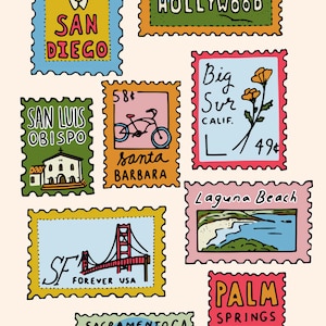 California Stamps - Etsy Canada