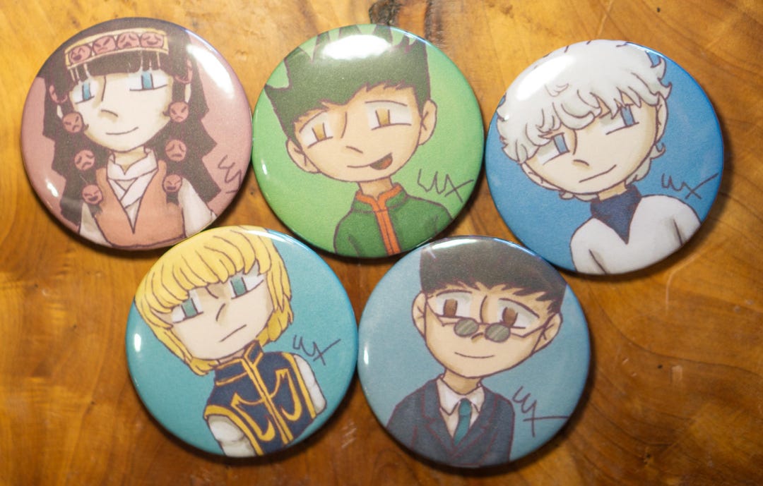 Hunterxhunter Button Pins - Etsy