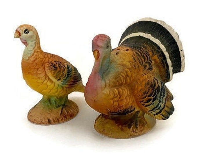 Midcentury Ceramic Turkey Salt and Pepper Shakers Set by Napco - Etsy