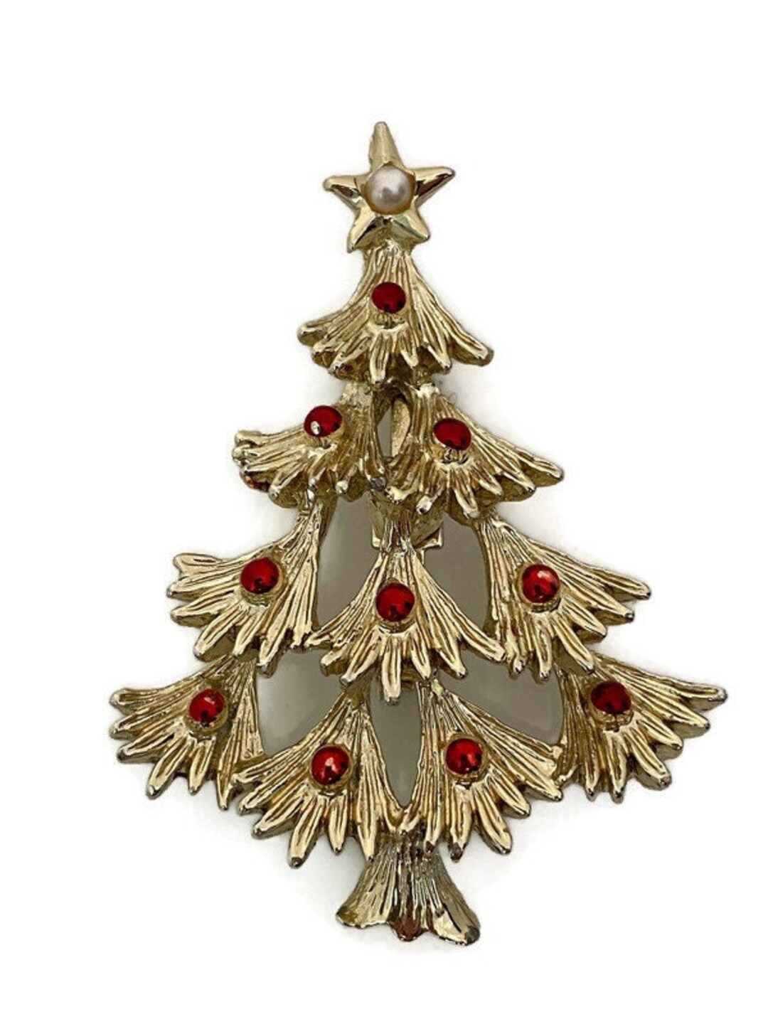 Vintage Christmas Tree Pin - Gerry's Women's Holiday Jewelry - Etsy