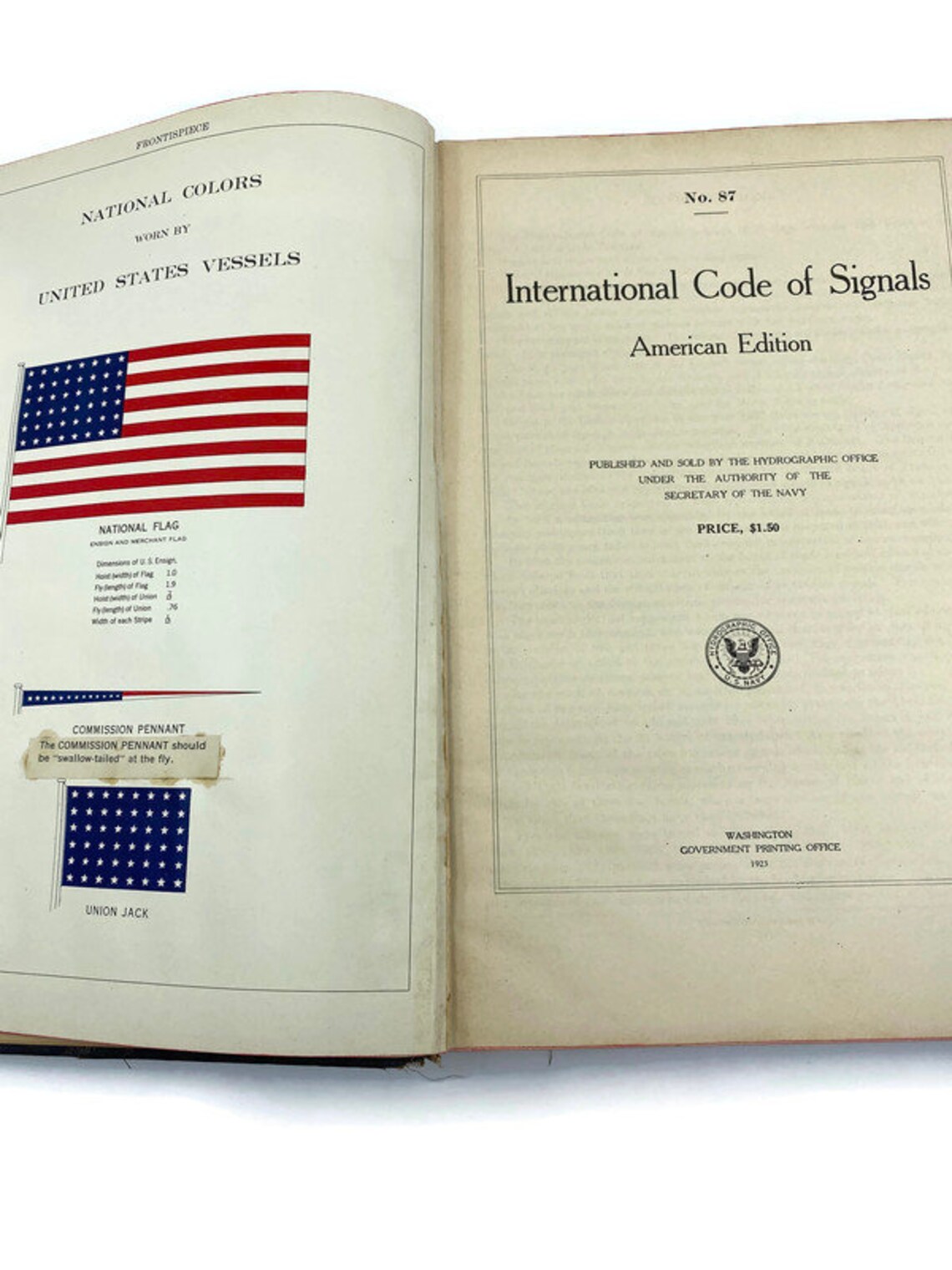 Rare Hardcover Book International Code of Signals American | Etsy
