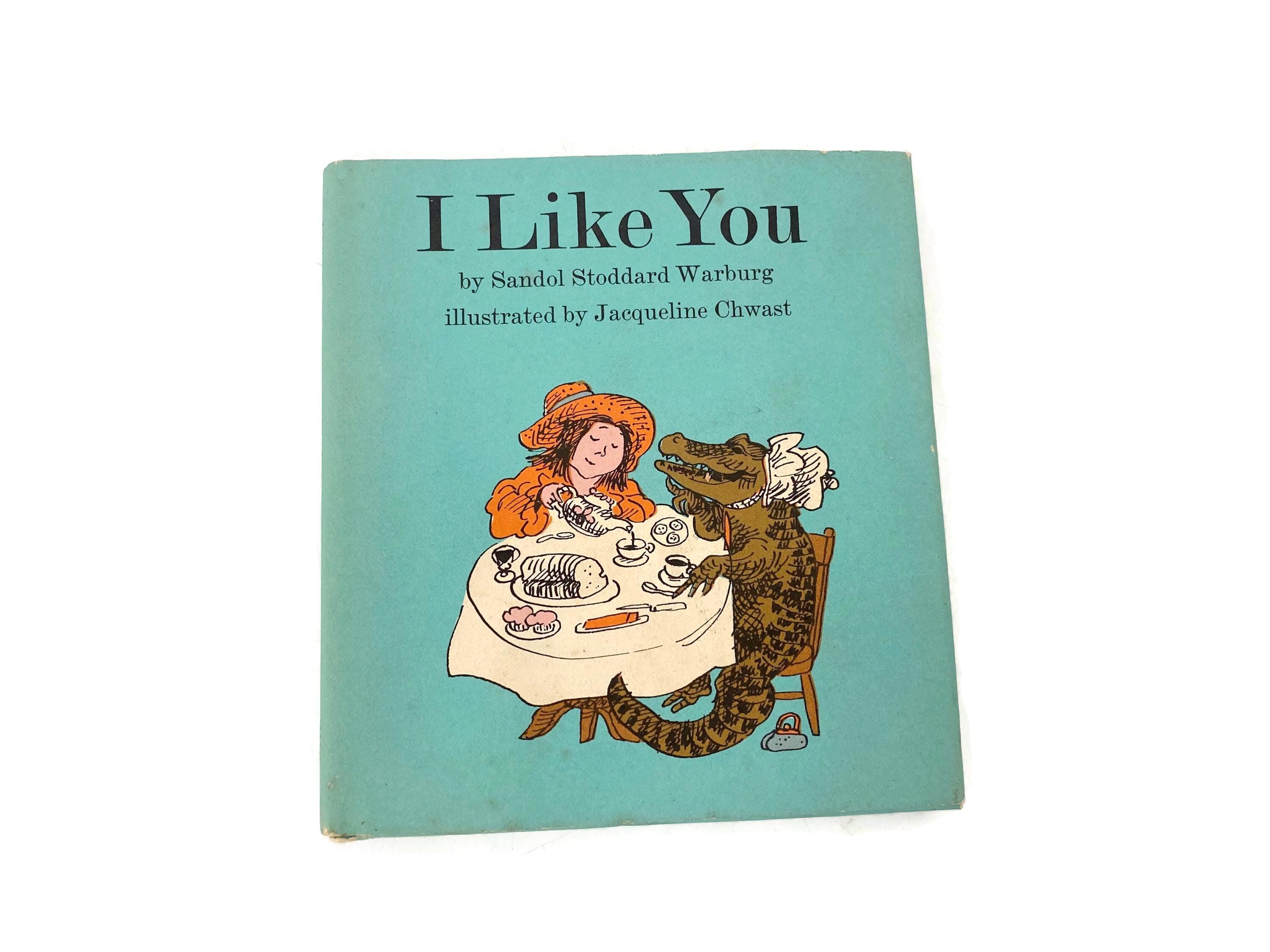 Vintage Book, I Like You, by Sandal Stoddard Warburg 1965 - Etsy