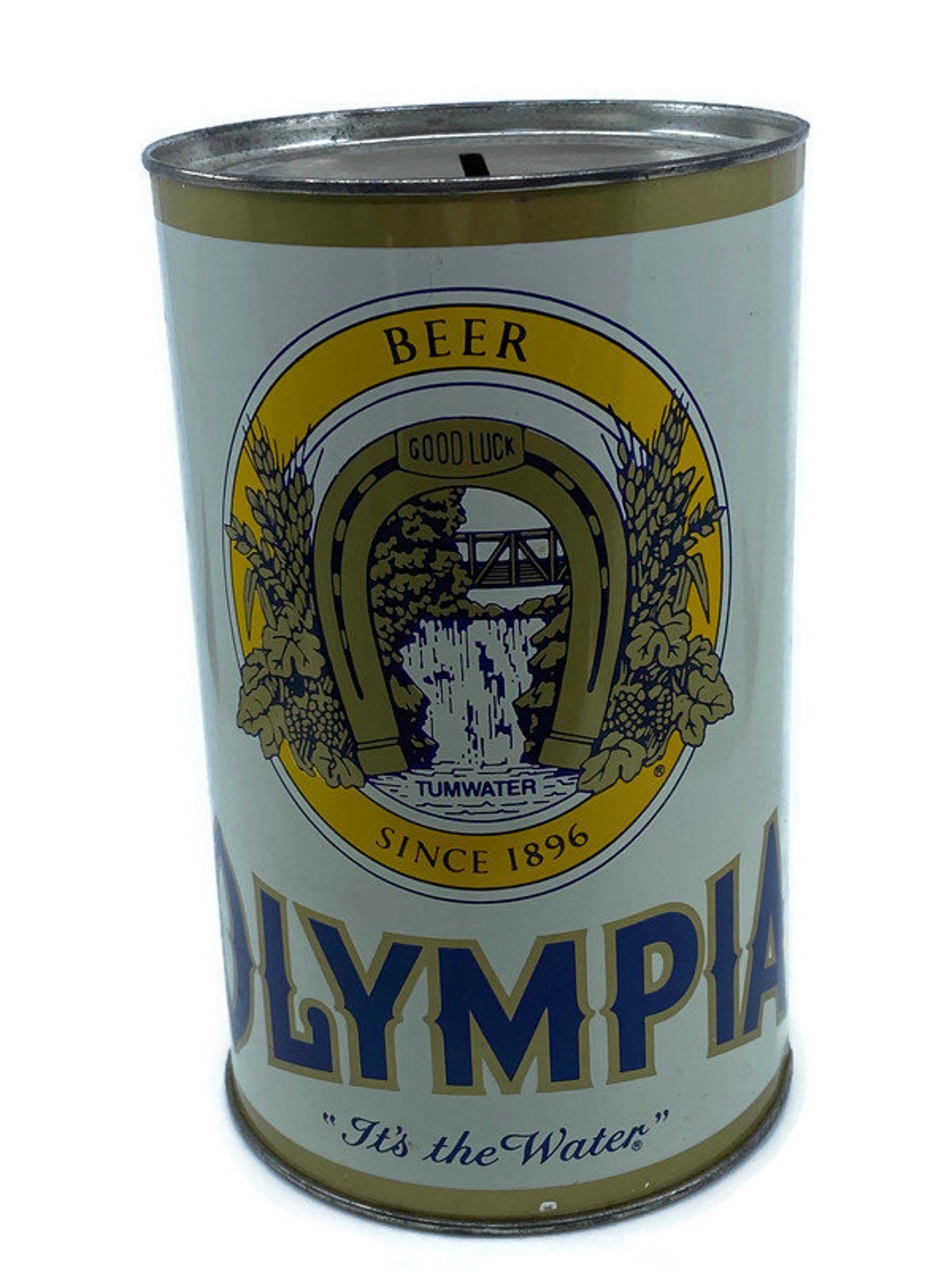 Vintage Olympia Beer Can Bank | Etsy