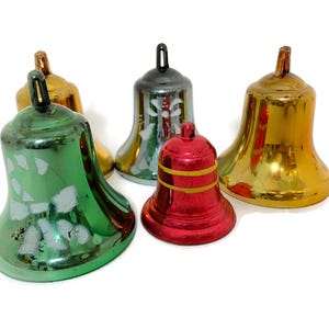 Vintage Christmas Tree Bell Ornaments - Etsy
