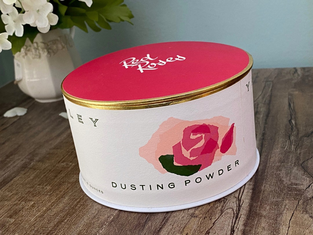 Vintage Red Roses Dusting Powder From Yardley - Etsy