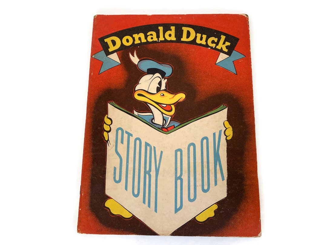 Vintage 1937 Donald Duck and His Friends Story Book - Etsy