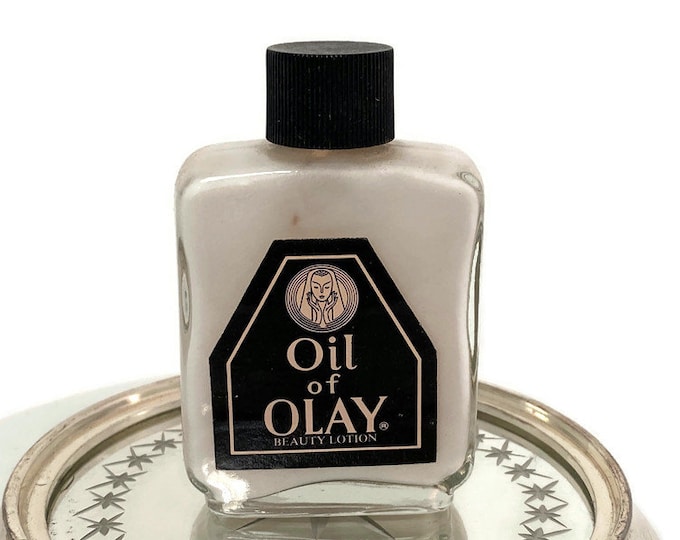 Vintage Oil of Olay Glass Bottle 2 Oz., 1970s - Etsy