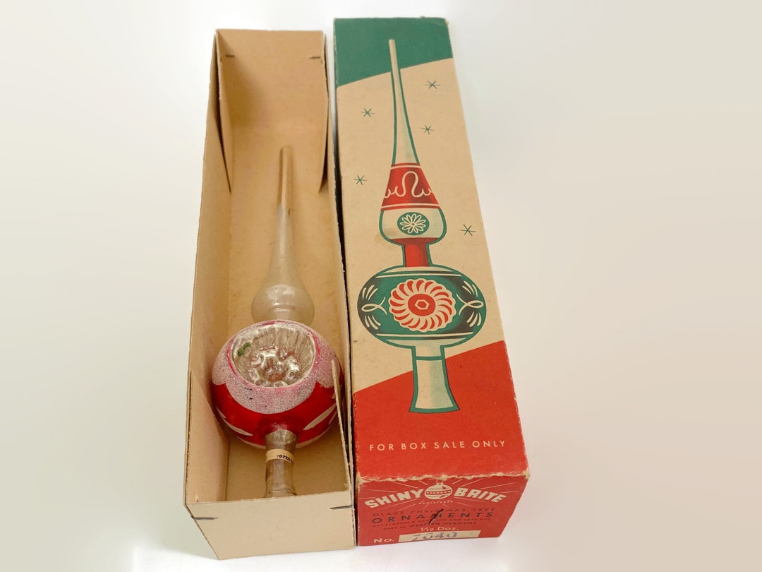 Vintage Shiny Brite Tree Topper Christmas Decoration - Etsy