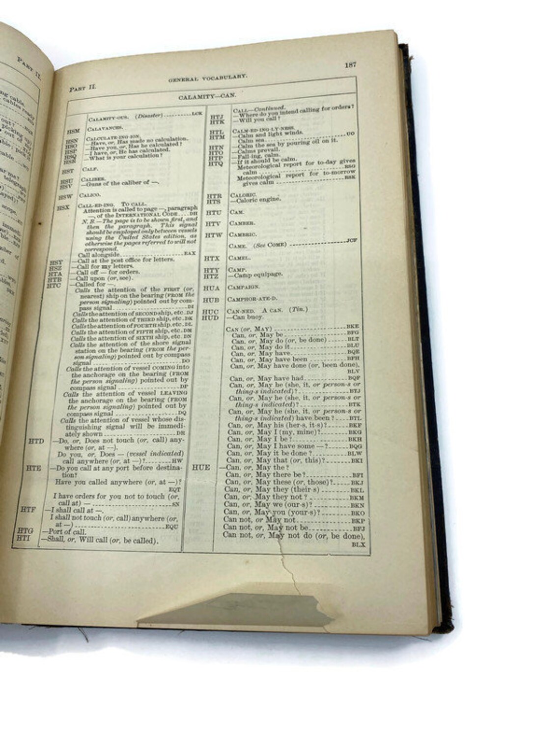 Rare Hardcover Book, International Code of Signals American Edition ...