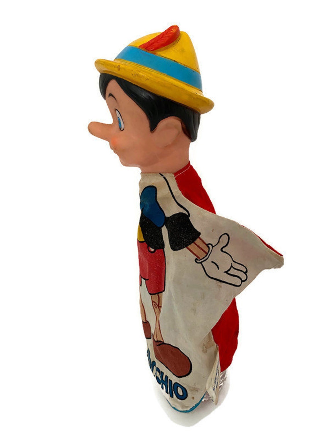 Vintage 1950s Pinocchio Hand Puppet - Etsy