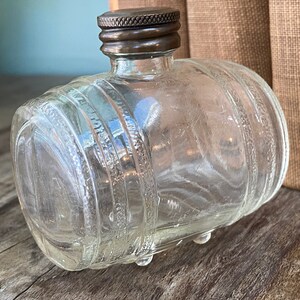 Vintage Barrel Figural Perfume Bottle With Metal Screw on Cap - Etsy
