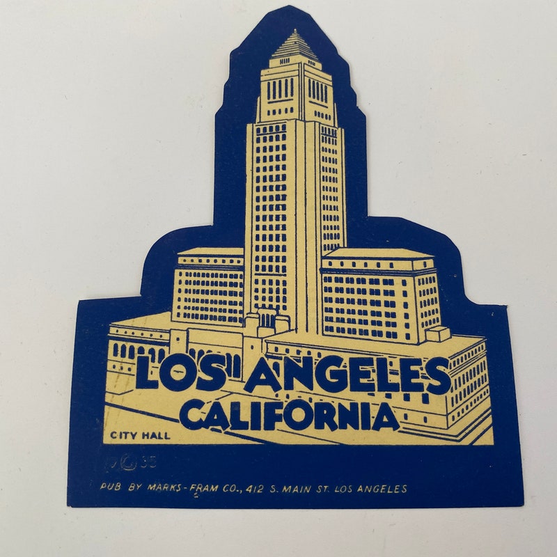 Los Angeles Sticker - Etsy