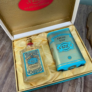 Vintage House of 4711 Gift Set, Cologne and Cream Soap in Original Box ...