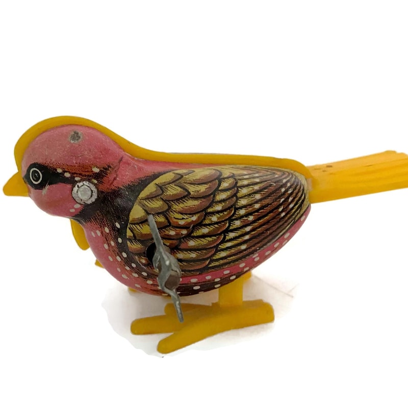 Bird Toy Vintage Wind Up - Etsy