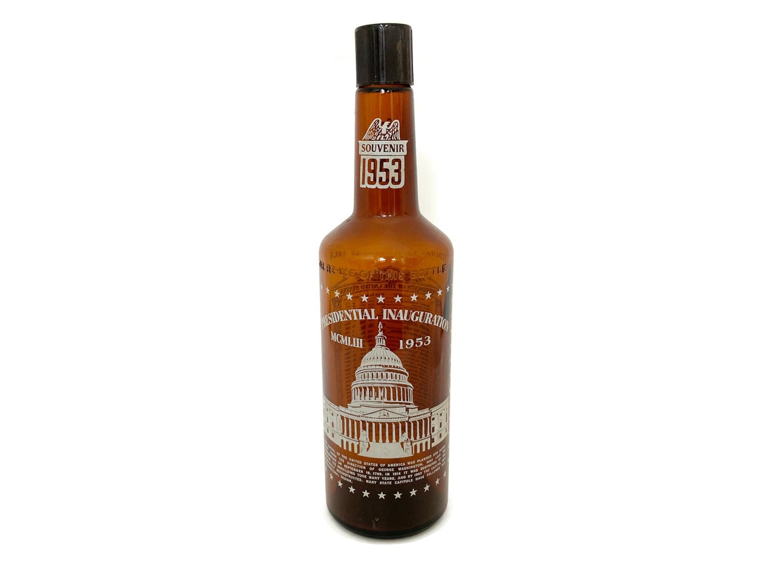 1953 Presidential Inaugural Bottle by Old Boston - Etsy